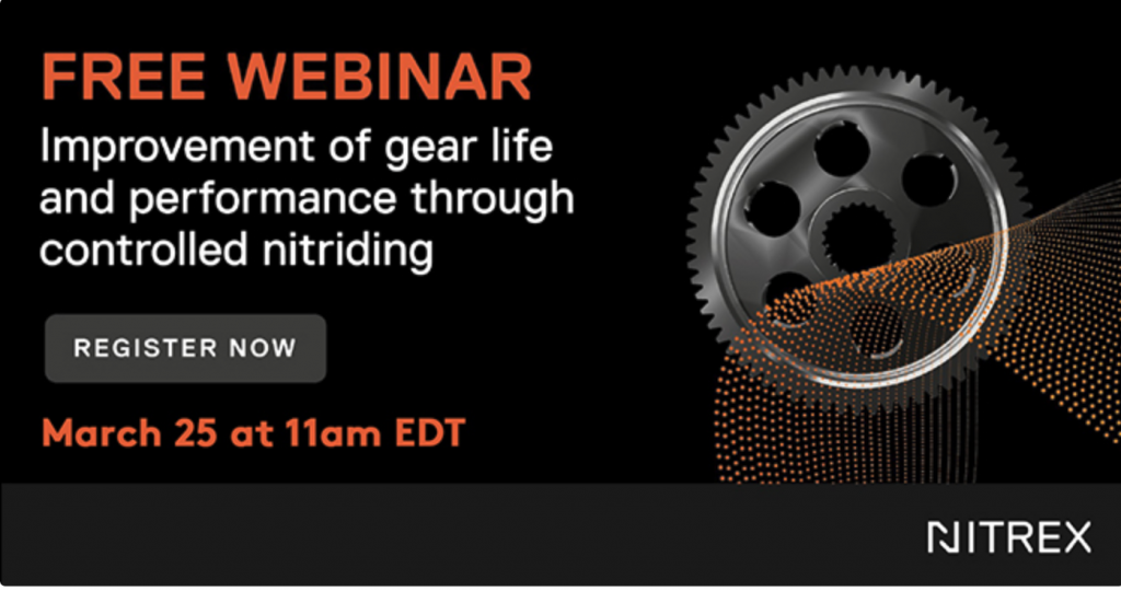 Nitrex: Improvement of Gear Life / Controlled Nitriding | Thermal ...